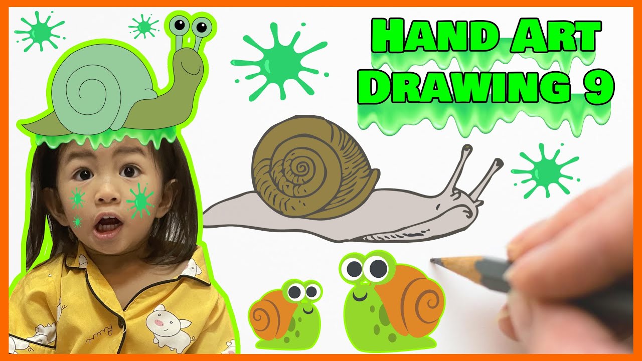 How To Draw A Snail | Avery’s Playhouse - YouTube