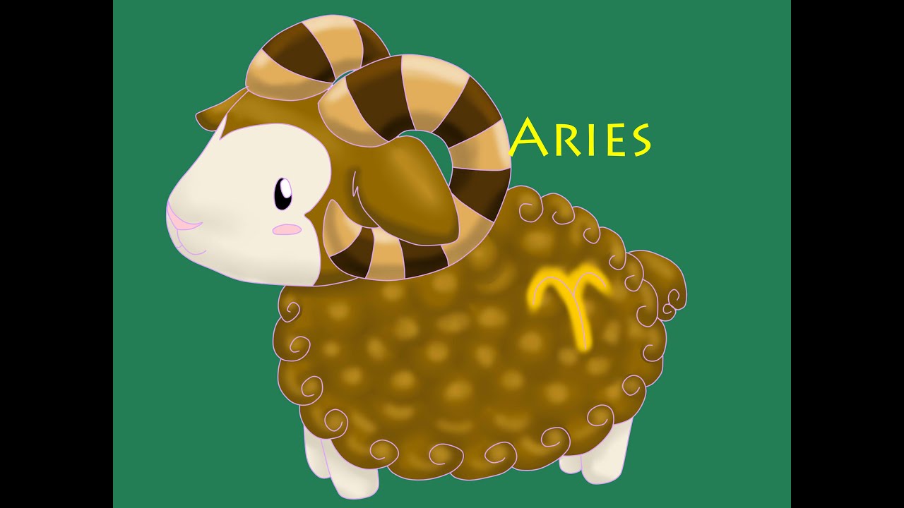 How To Draw A Cute Zodiac Sign - Aries - YouTube