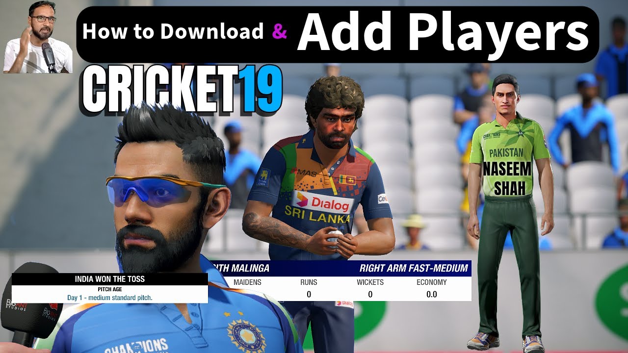 How to Add Player in Cricket 19 | How to Download player in Cricket 19 ...