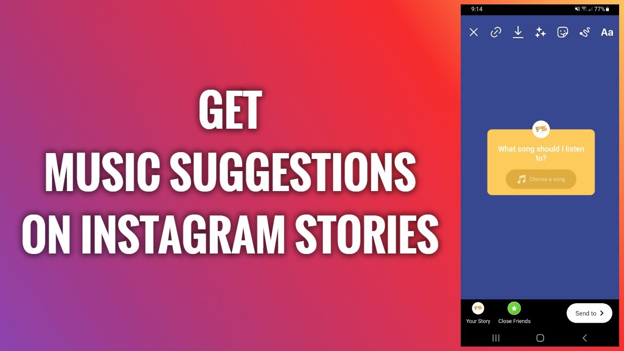 How To Get Music Suggestions On Instagram Stories - YouTube