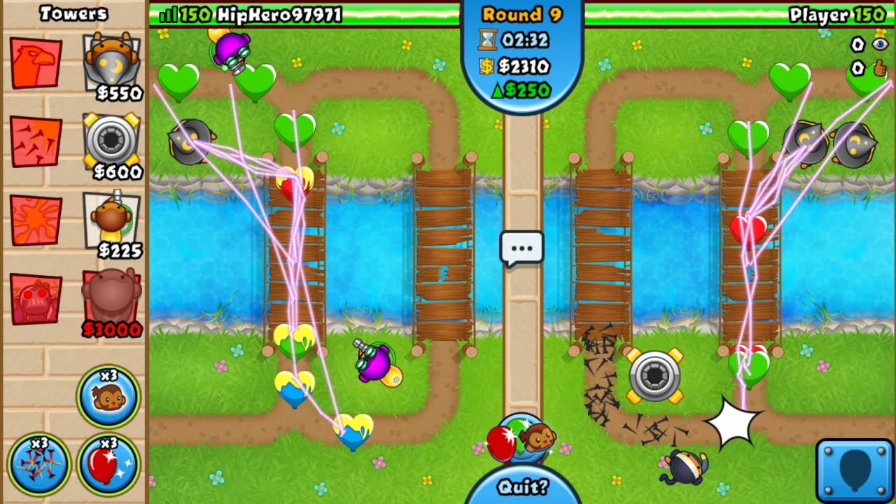Bloons td 2 of each tower challenge - YouTube