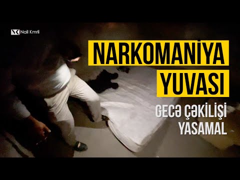 Gecə çəkilişi / Yasamalda Narkomaniya yuvası | Nail Kəmərli