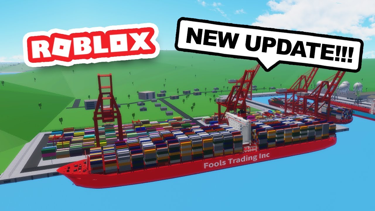 NEW PORT UPDATE in ROBLOX SHIPPING LANES - YouTube