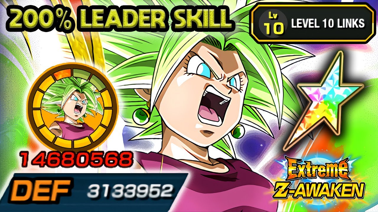 200% LEADER SKILL! 100% EZA PHY SSJ2 KEFLA LEVEL 10 LINKS! Dragon Ball Z Dokkan Battle - YouTube