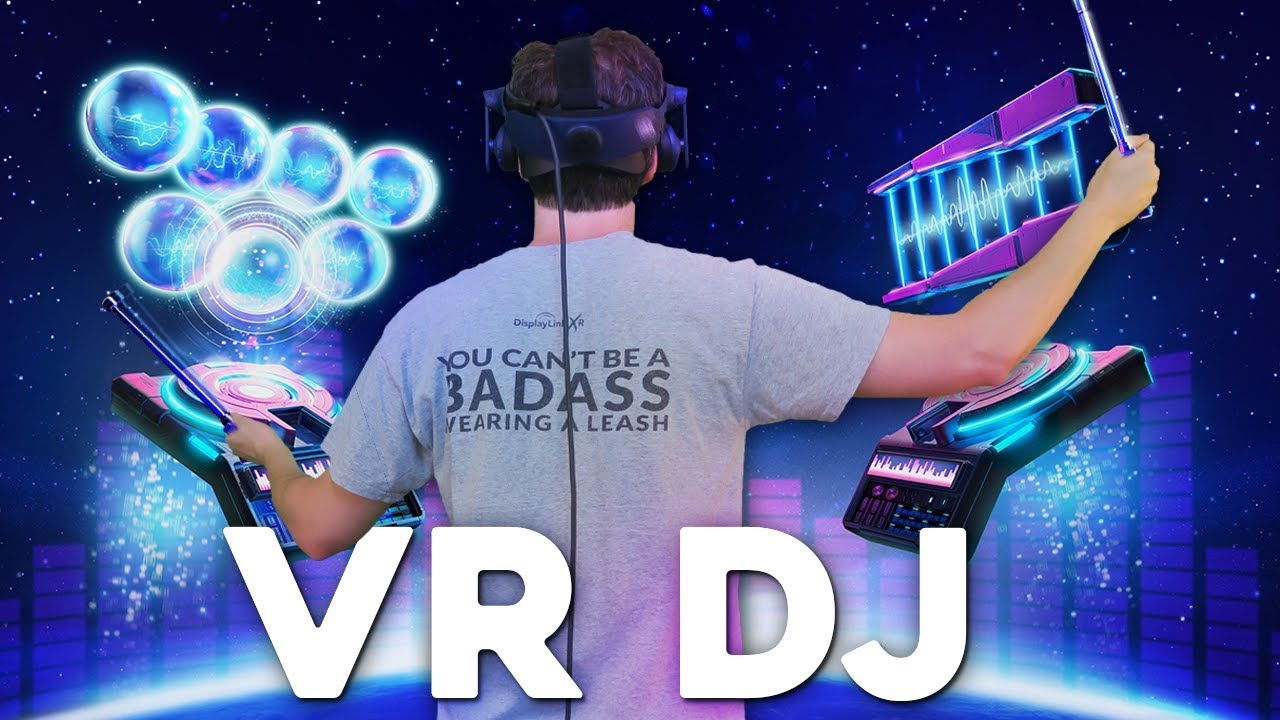 VR DJ w/ Electronauts! (Mixed Reality HTC Vive) - YouTube