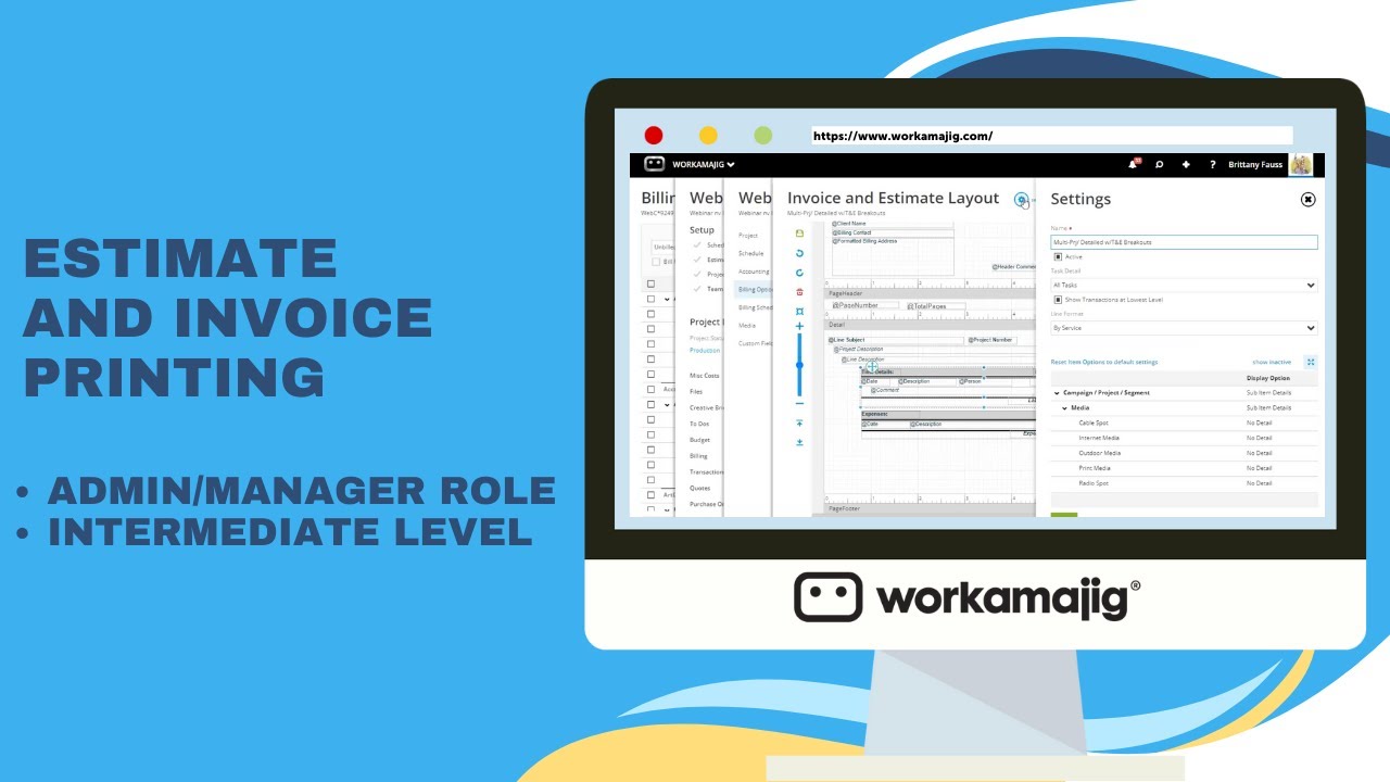 Estimate and Invoice Printing | Admin/Manager Role, Intermediate Level ...