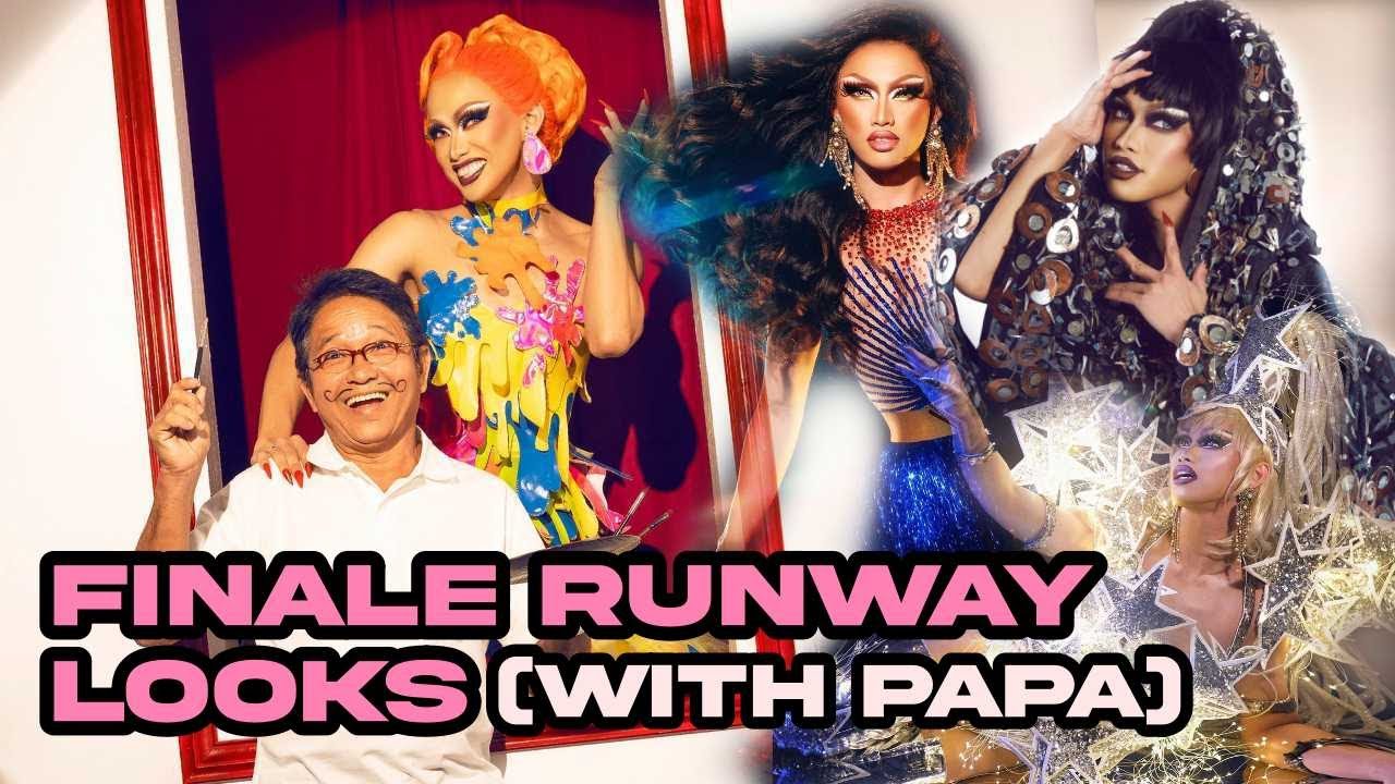 Brigiding Drag Race Philippines Finale Runway Looks with Papa - YouTube