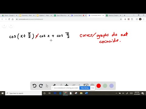 In Exercises 88-93, graph each side of the equation in the same viewing rectangle. If the graphs ...