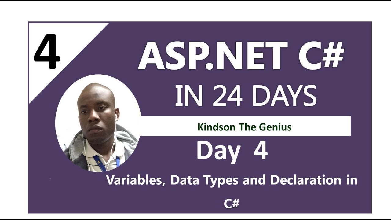 ASP Net C# Day 4 Variables, Data Types and Declarations - YouTube