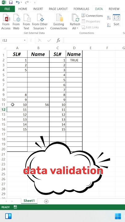Data Validation Based on Another Cell in Excel | Dynamic Drop Down List - YouTube