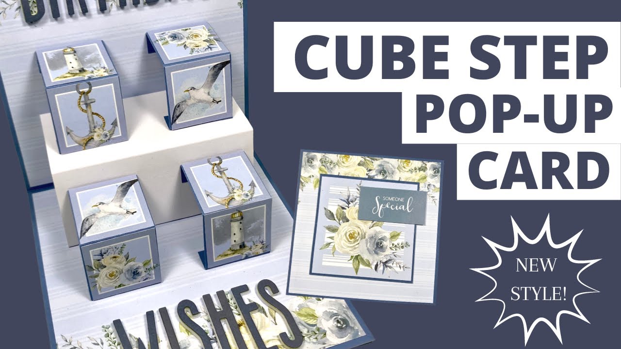 🌟 Make This AWESOME 🌟 Cube Step POP-UP Card! - YouTube