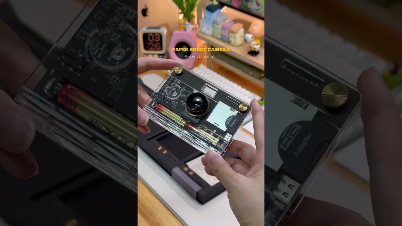 Paper shoot camera : digital camera 18 megapixel with 4 vintage filters #shorts