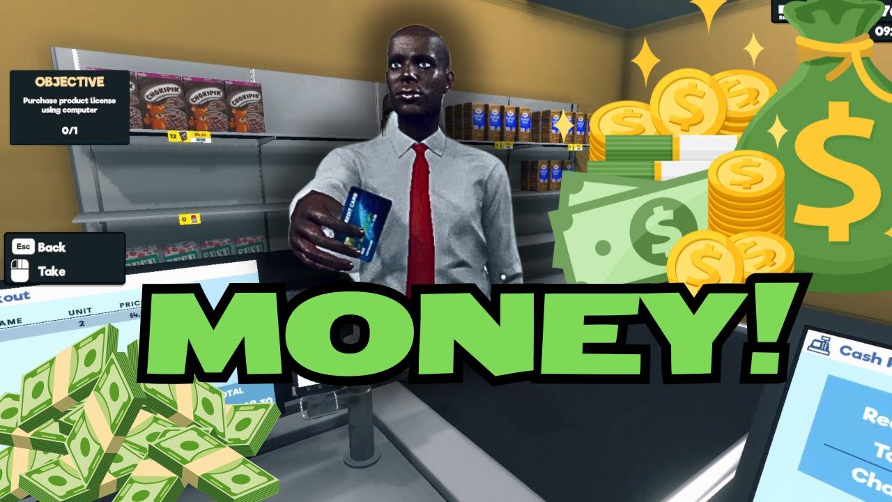 Money! | Supermarket Simulator #supermarketsimulator #supermarket - YouTube