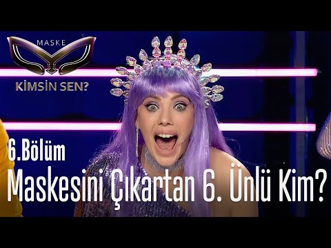 Maskesini çıkartan 6. ünlü kim oldu? - Maske Kimsin Sen? 6. Bölüm