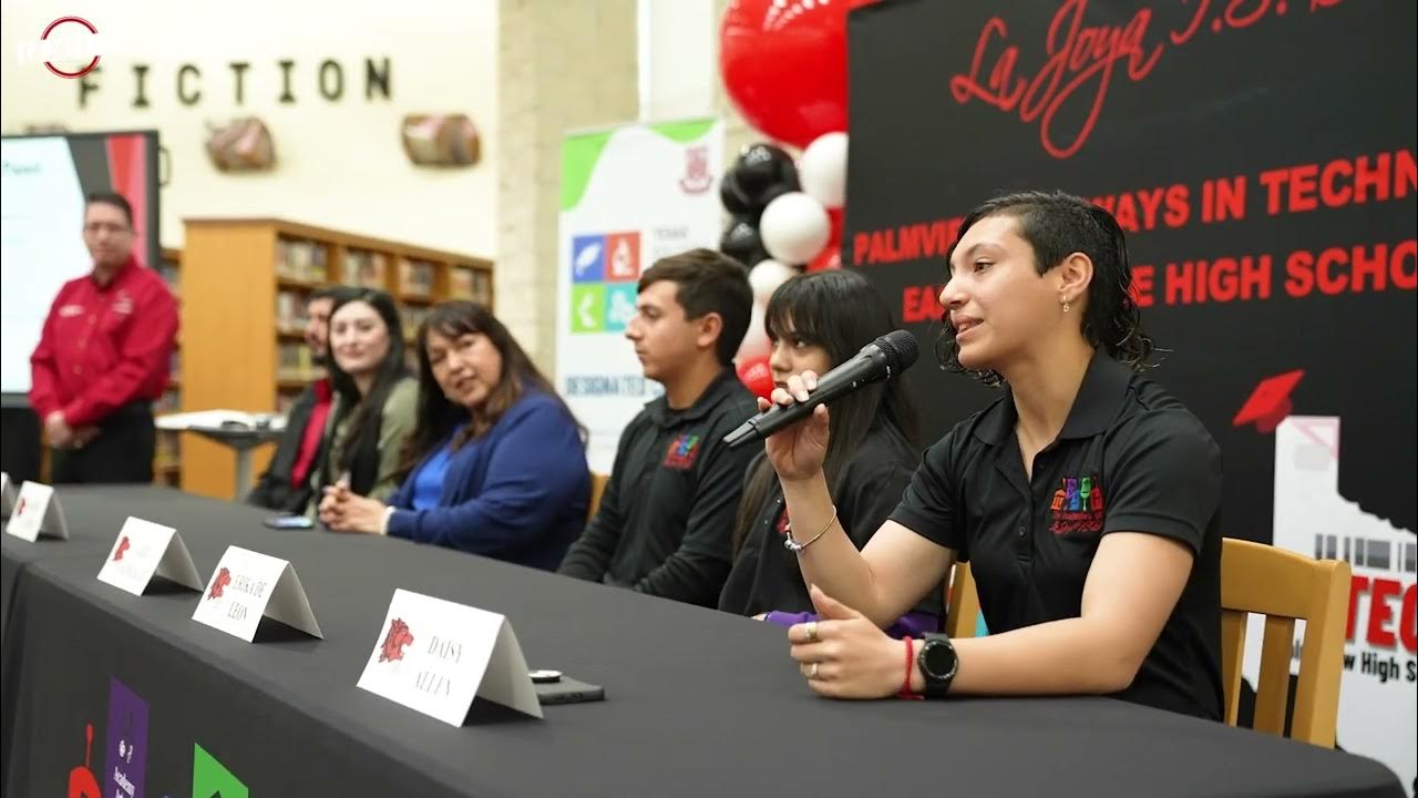 La Joya Palmview High School Educate Texas & CTE Leaders Campus Visit - YouTube