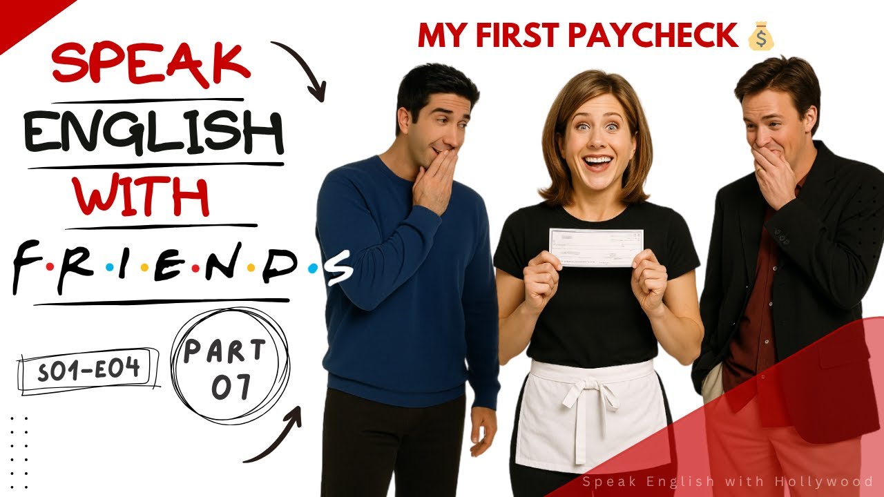 Learn English with FRIENDS TV Series | My first Paycheck 💰 | Listen ...