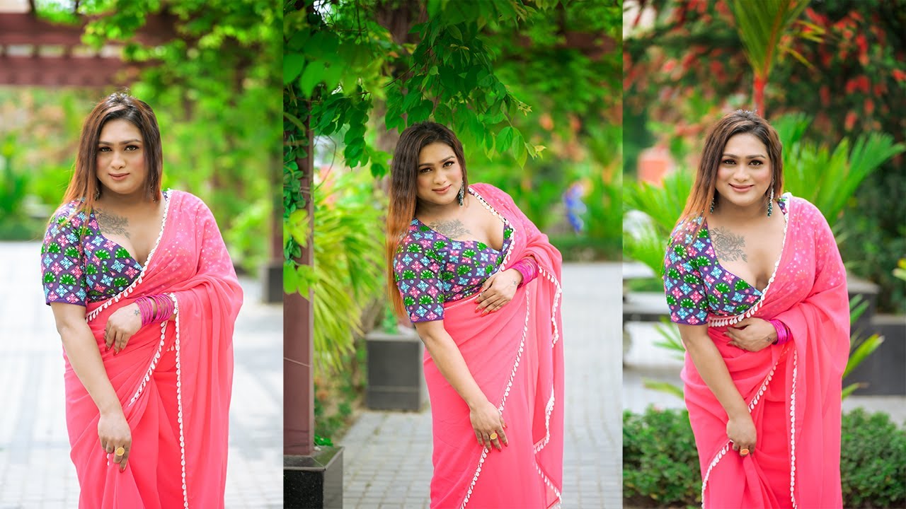 Hot Saree Fashion Video | Saree Shoot | Fancy Queen | - YouTube