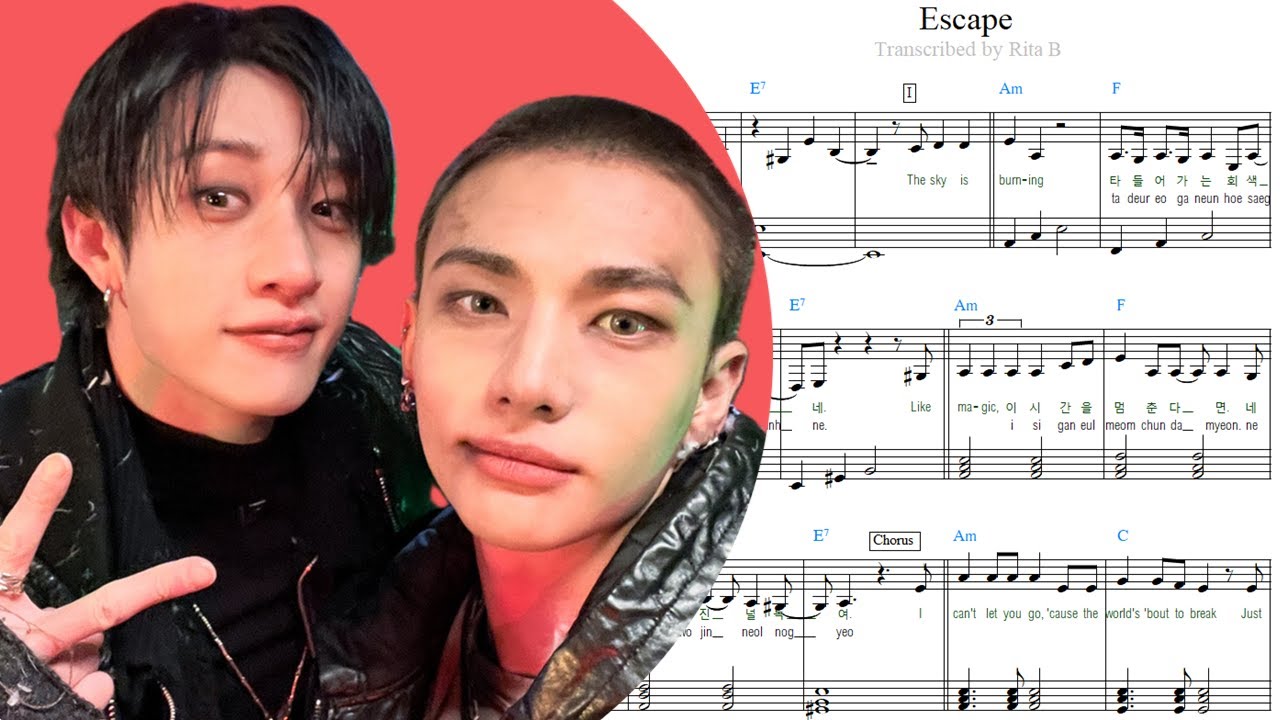 Stray Kids — Escape — Piano Sheet Music - YouTube