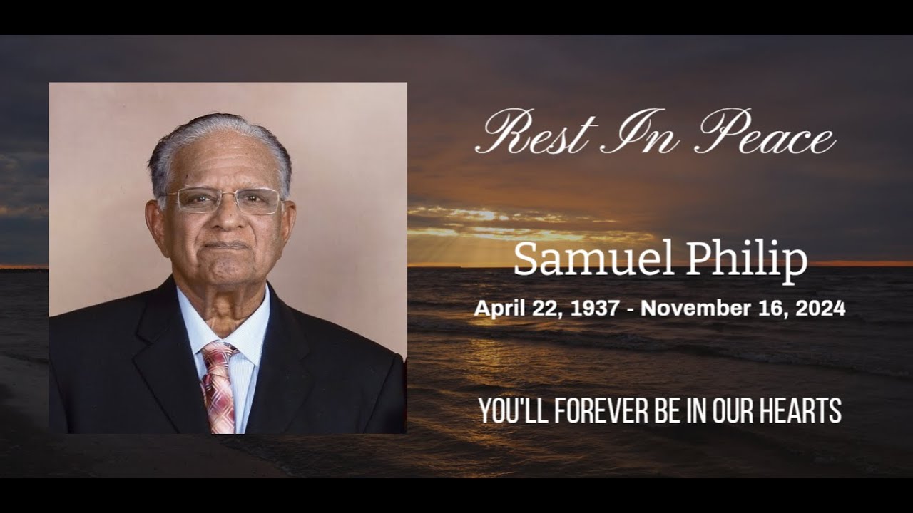 Funeral Service for Mr. Samuel Philip (Part 1 - November 29) - YouTube