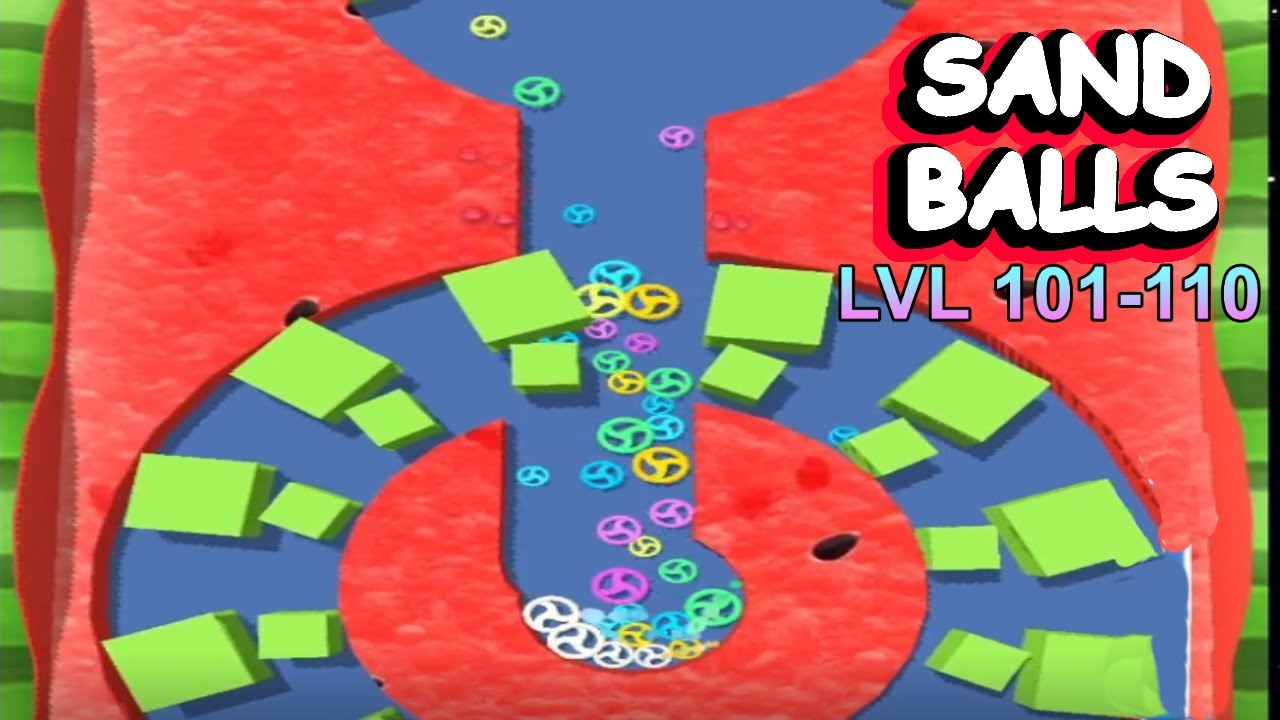 Sand Balls / LVL 101 - 110 / Game Walkthrough / Let's Play (Android ...