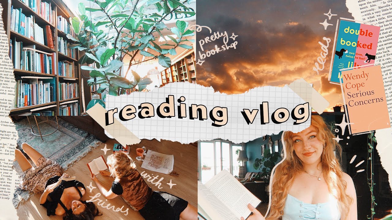 READING VLOG 🌿🍄 queer reads, bookshopping, reading with friends & more ...