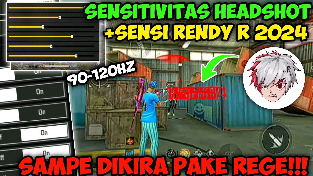 SETTINGAN PRO PLAYER ‼️ SENSITIVITAS FF AUTO HEADSHOT🎯☠️ +SENSI RENDY R ⚡SAMPE DIKIRA CHEATER 🔥 ...