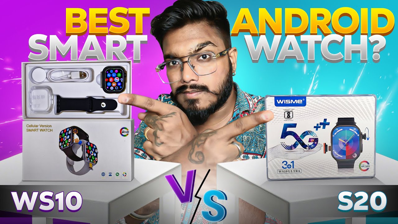 WS10 5G VS CD20 5G | Best Android Smartwatch to BUY in 2025 🛍️| Best 8 GB Ram SmartWatch 🔥😱 ...
