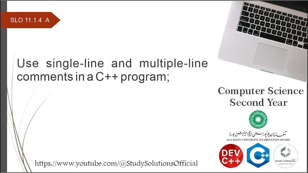11.1.4 Use single-line and multiple-line comments in a C++ program ...