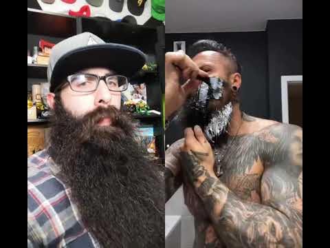 How To Dye Your Beard Grey - YouTube