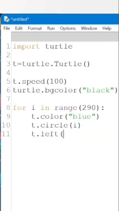 //python graphics// drawing bule and black color in laptop 🥰😍 ️ - YouTube