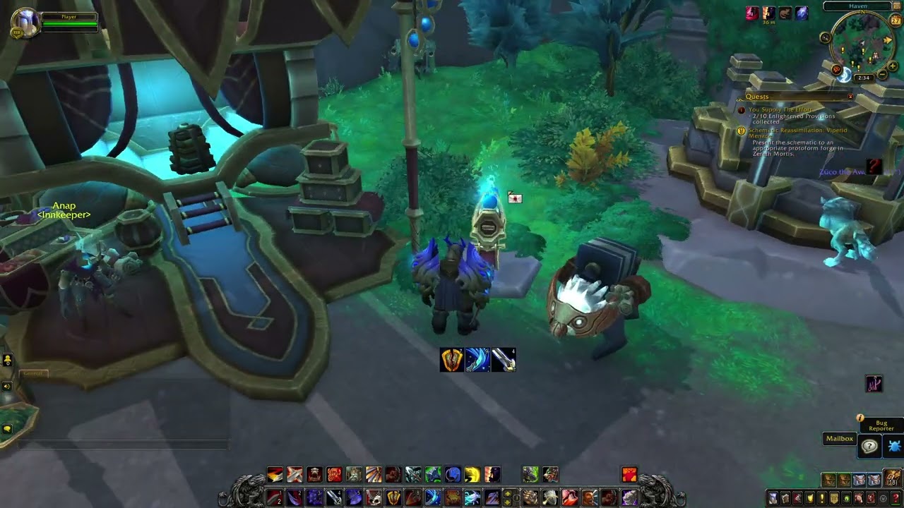 WoW Mailbox Location (Haven, Zereth Mortis) - YouTube