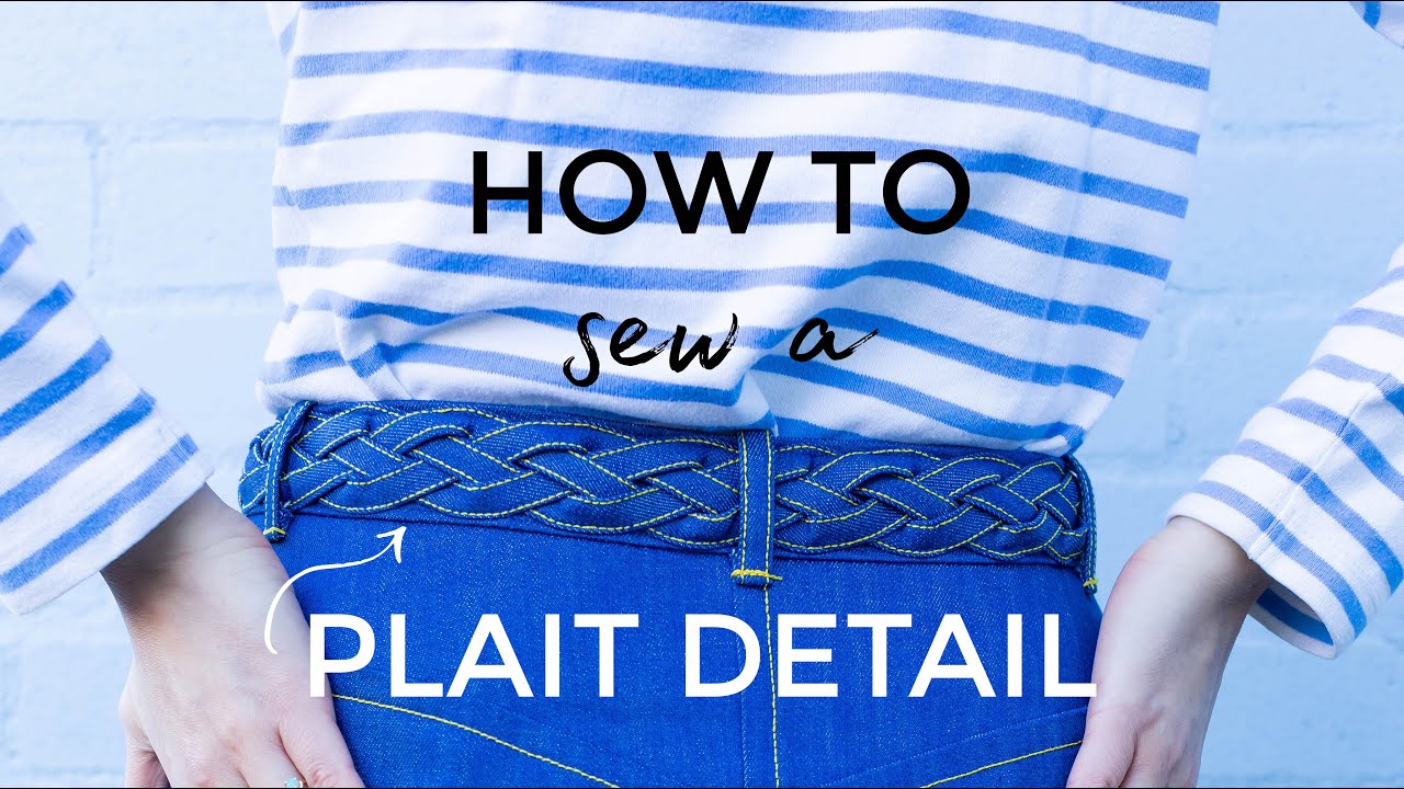 How to Sew a Plait Detail - YouTube