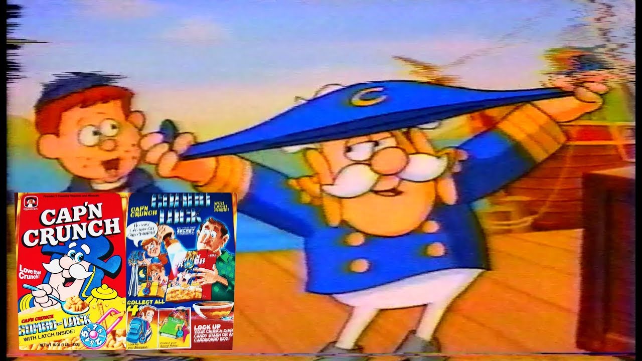 Cap'n Crunch Free Combo Lock Commercial 1990 - YouTube