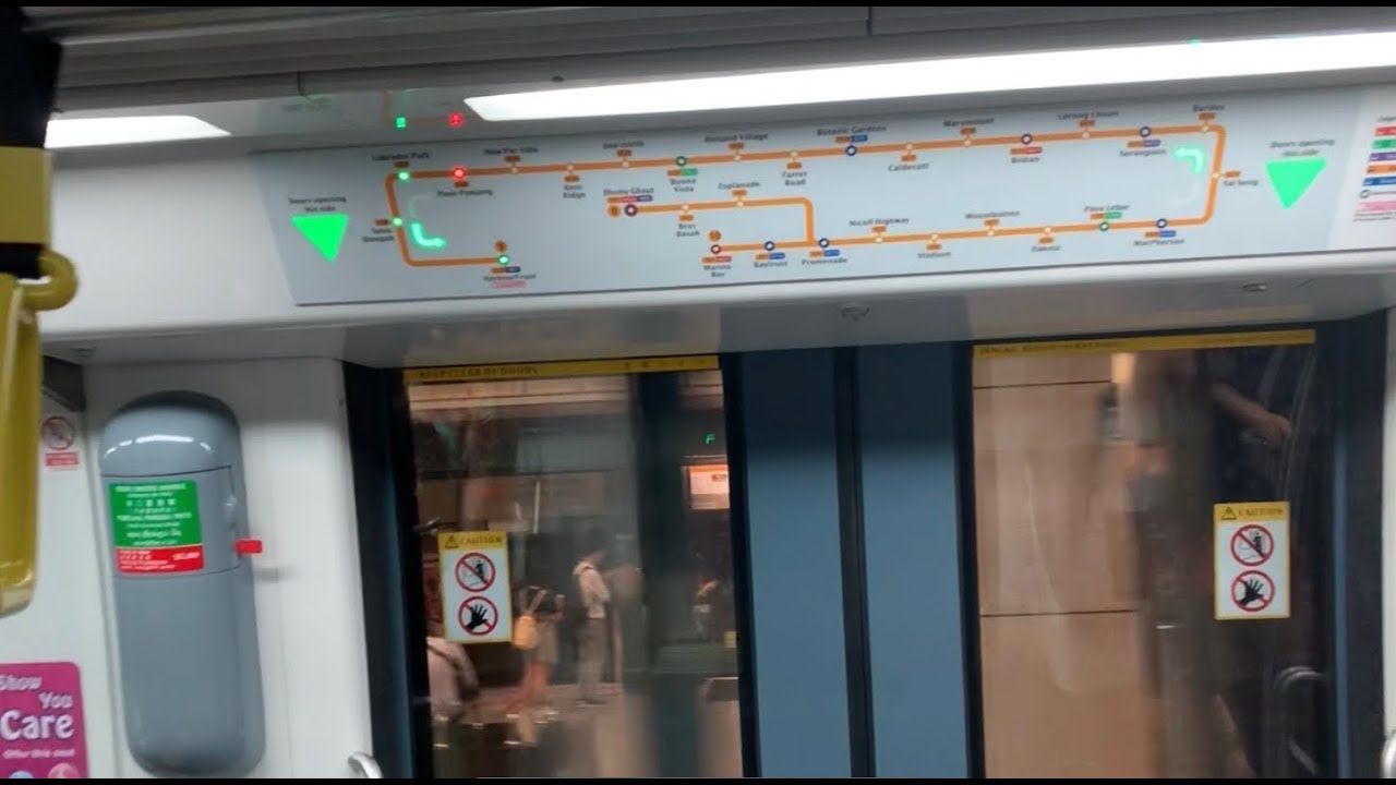 [2/2] SMRT Trains CCL Alstom Metropolis C830C [864] - Botanic Gardens ...