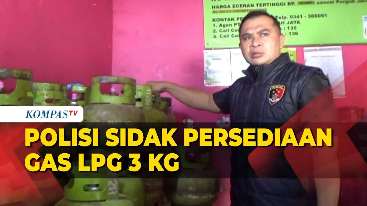 Polisi Sidak Persediaan Gas LPG 3 Kg di Malang, Ini Tujuannya! - YouTube