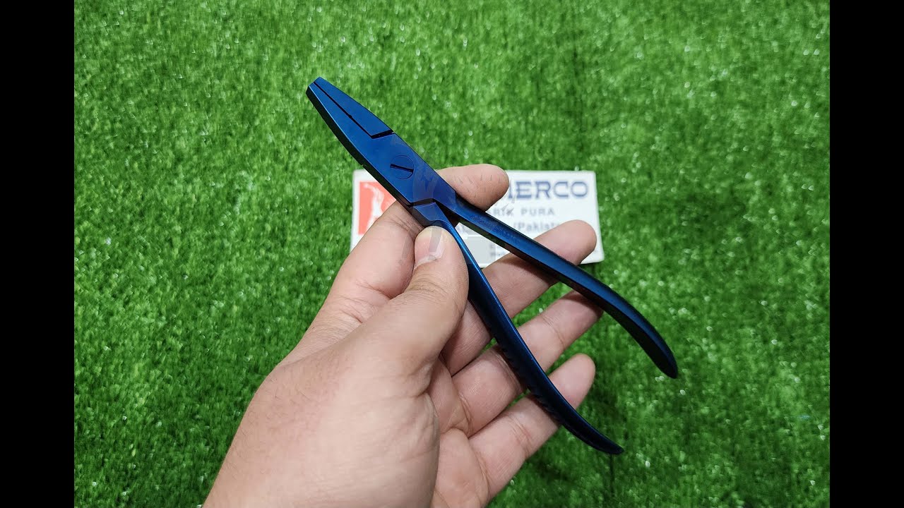 Orthopedic Flat Nose Pliers with end and side Crosswise Grooves ...