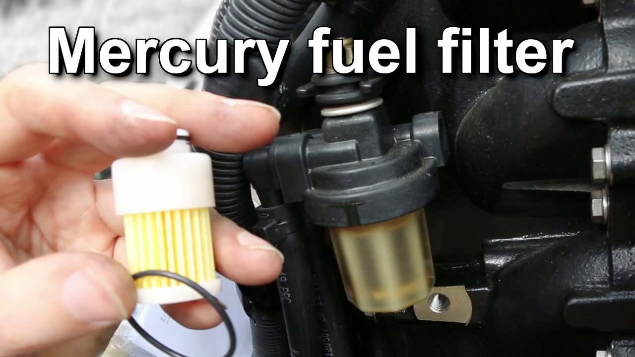 Mercury 60hp Outboard Fuel Filter Replacement YouTube