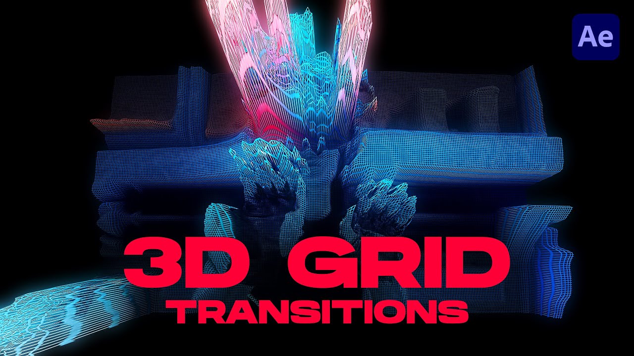 3D Grid Transitions | After Effects - YouTube