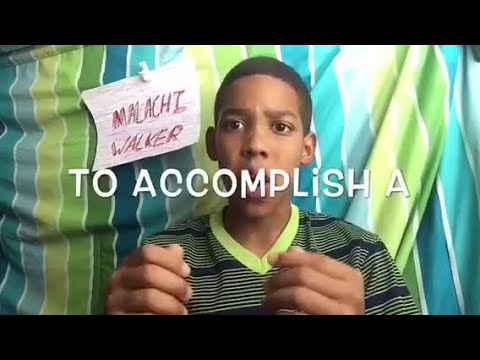 13-year-old motivational speaker Malachi Walker: Small goals are major ...