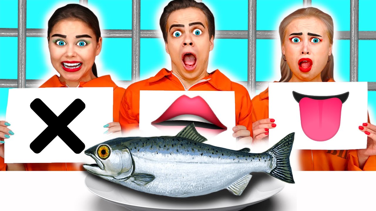 काटने, चाटना या जेल में कुछ भी नहीं चुनौती Ideas 4 Fun CHALLENGE - YouTube