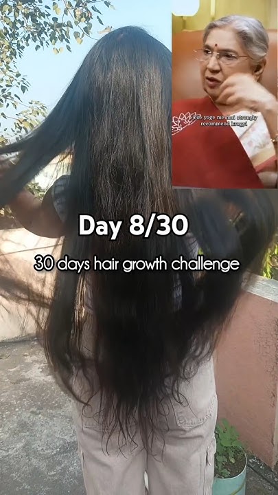 30 Days Hair growth challenge|| Day 8/30 #shorts - YouTube