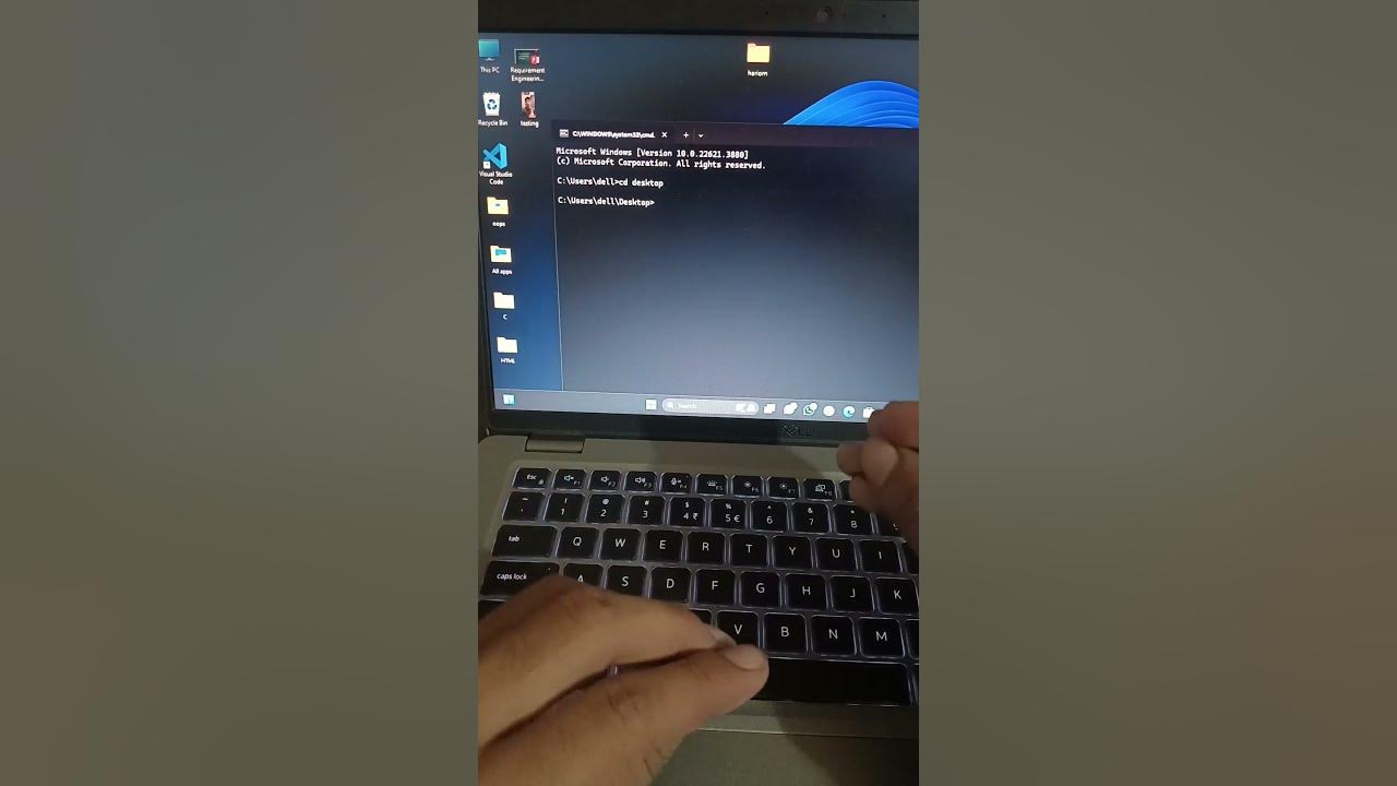 How To Access File In Command Prompt Cmd Commandprompt Youtube