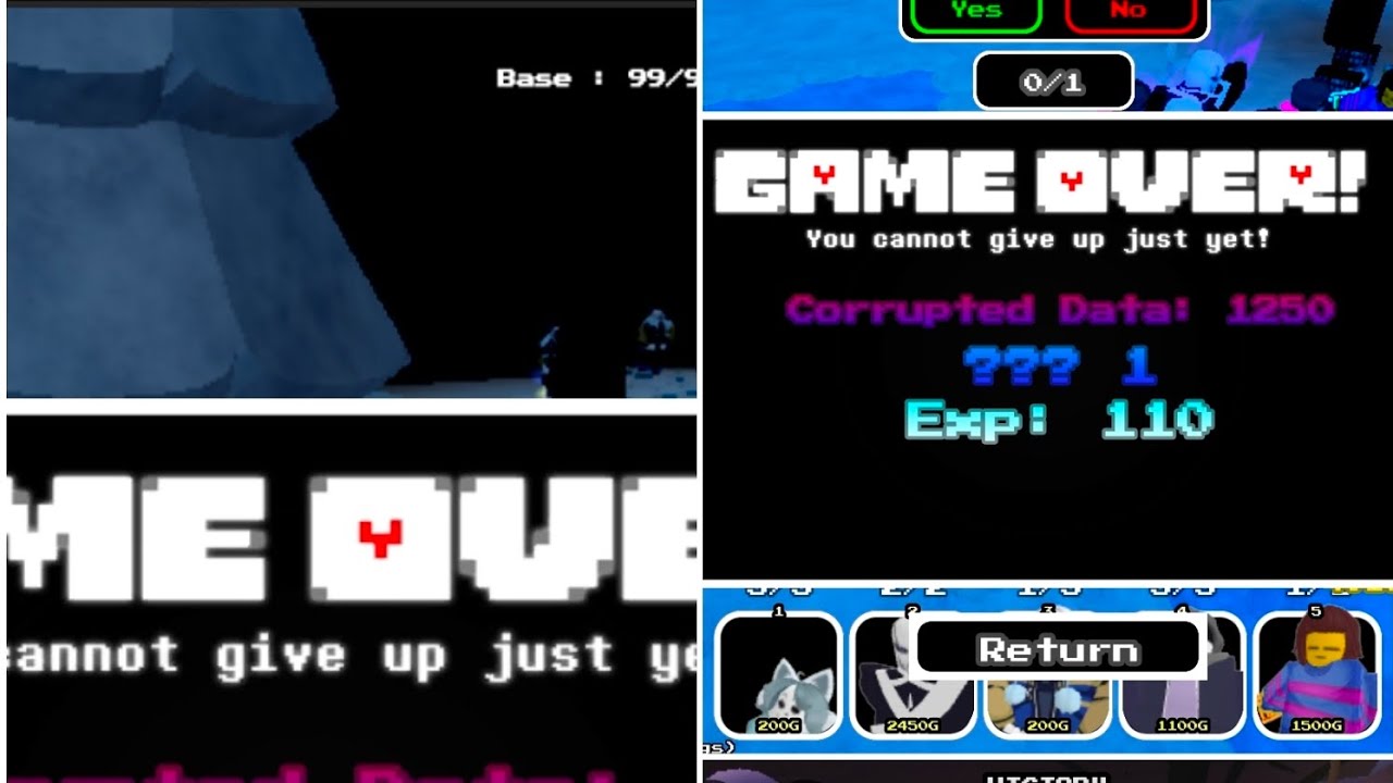 Undertale Timeline Corruption: TD : Showcase and Encounters! - YouTube