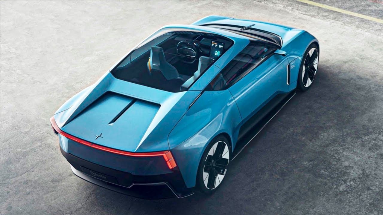 New Polestar O2 Concept is a convertible evolution of the precept - YouTube