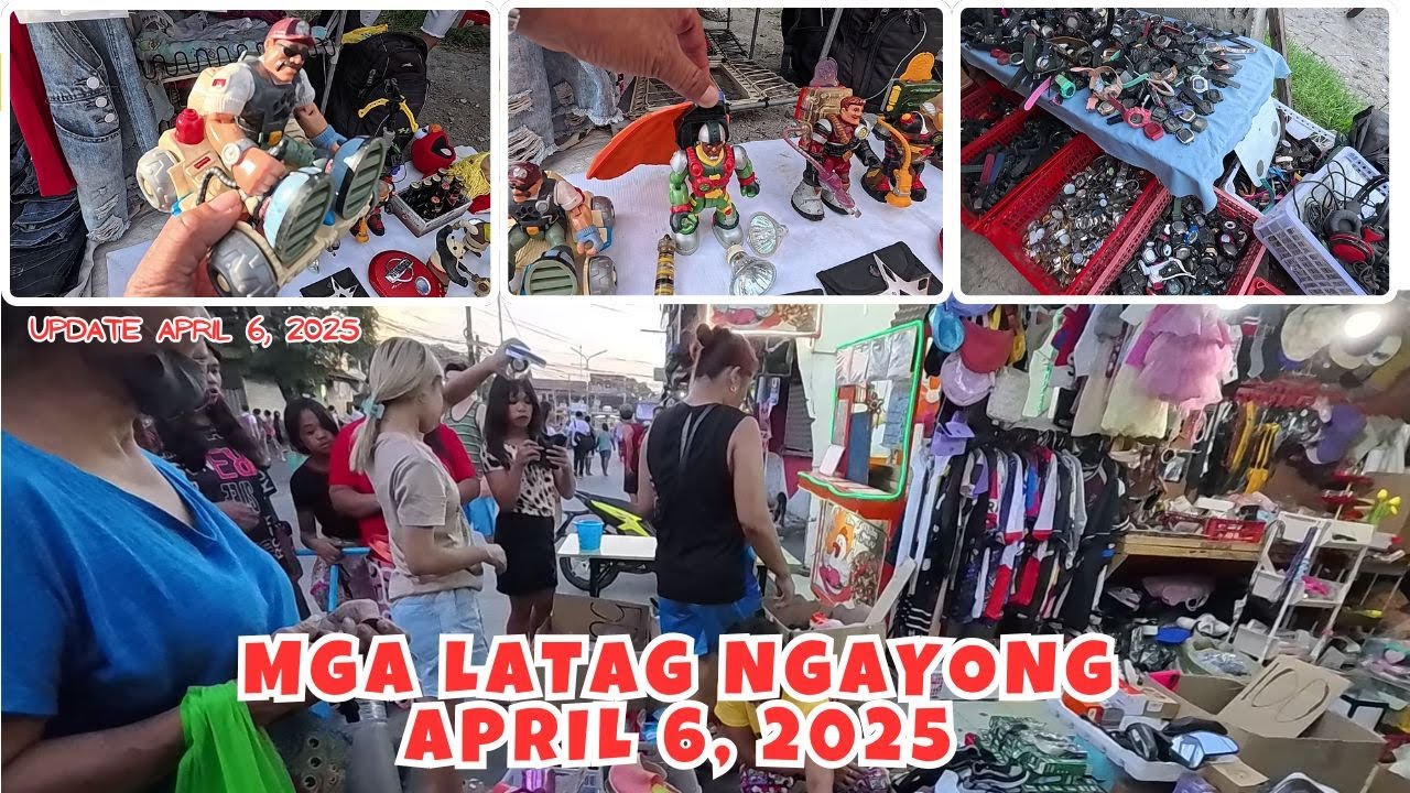 MGA LATAG NGAYONG ABRIL 6 2025 SA LATAGAN SA PALIPARAN DASMA - YouTube