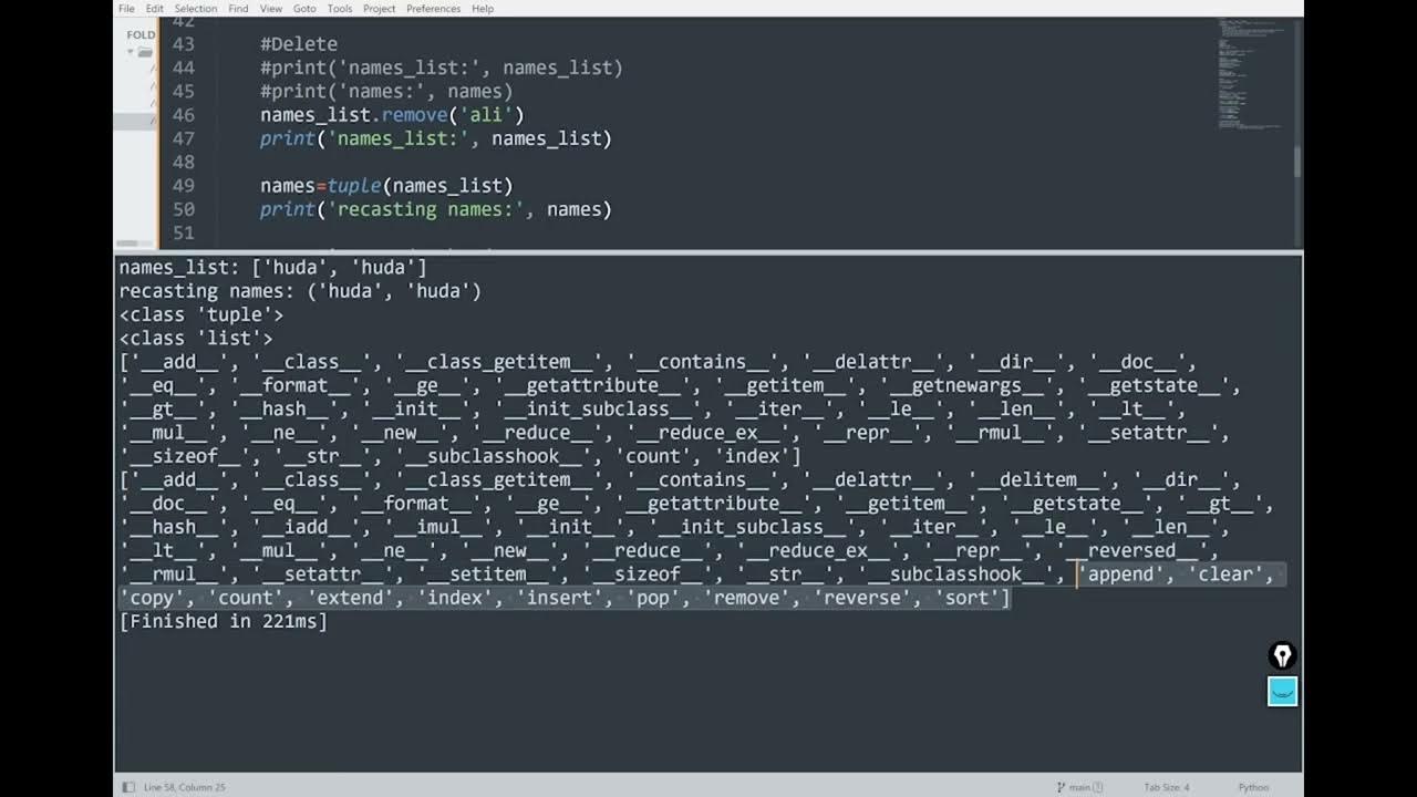 [Data Structure] - Builtin Type - Tuple كورس برمجه تراكيب البيانات باللغة العربية - YouTube