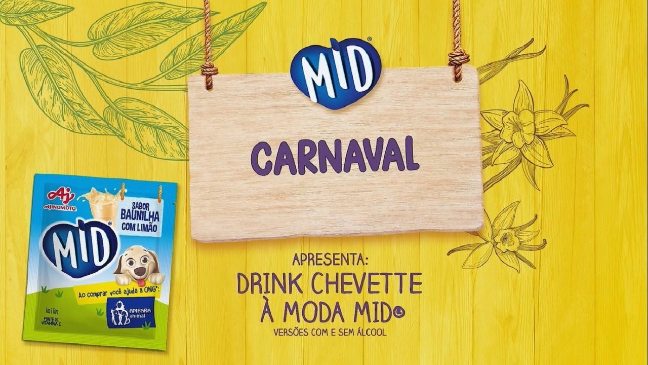 Drink Chevette com MID® Baunilha com Limão - YouTube