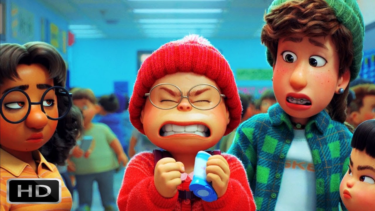 Mei Mei explode in class Turning into a Red Panda | TURNING RED (2022 ...