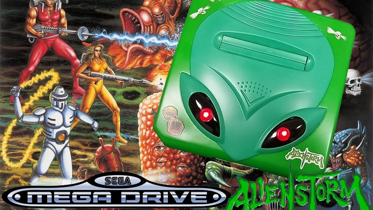 Customização Mega Drive Alien Storm - YouTube