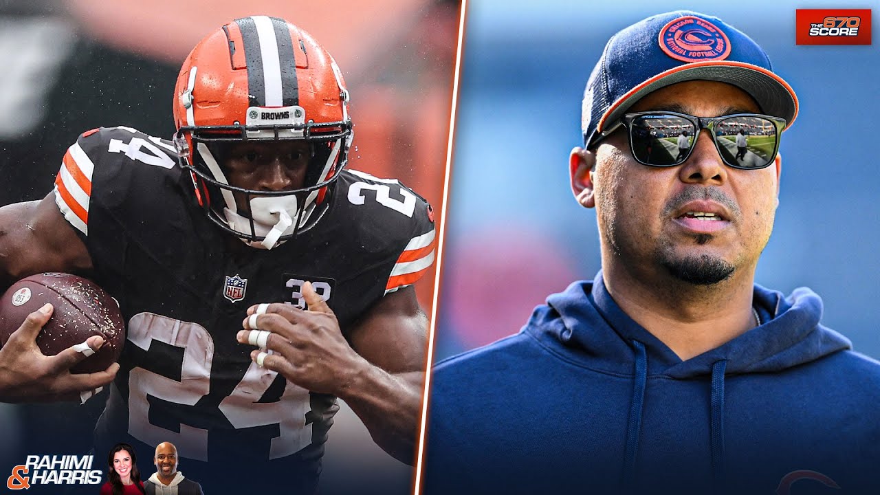 Should the Bears sign Nick Chubb? | Rahimi & Harris - YouTube